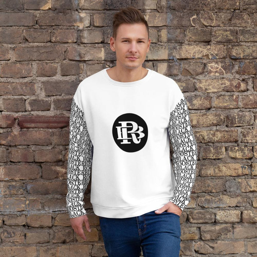 BR Logo Unisex Pullover - Black Rooster
