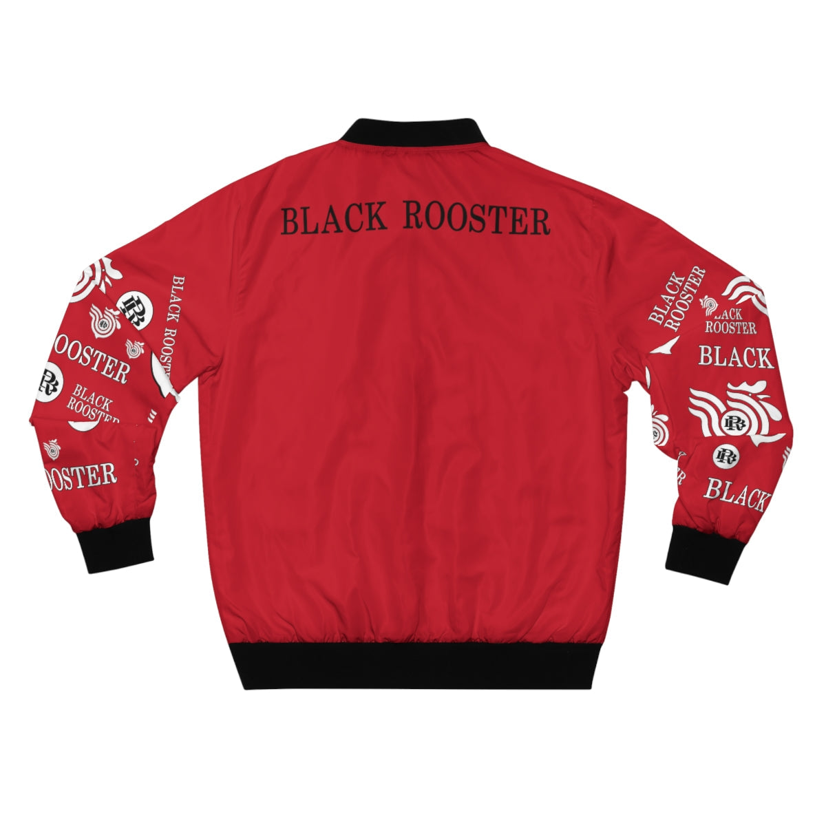 Red BR Monogram Bomber Jacket – Black Rooster